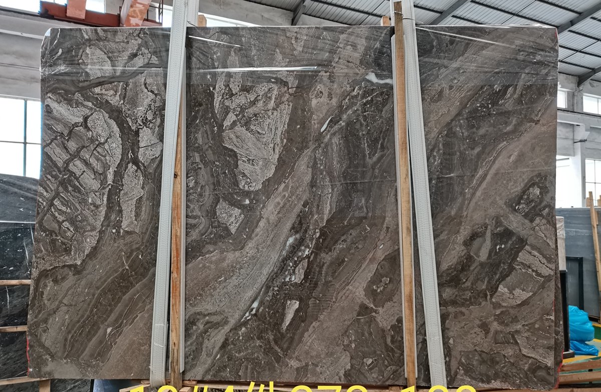 Brown Marble Slabs - Pan-Asian SFS Stone