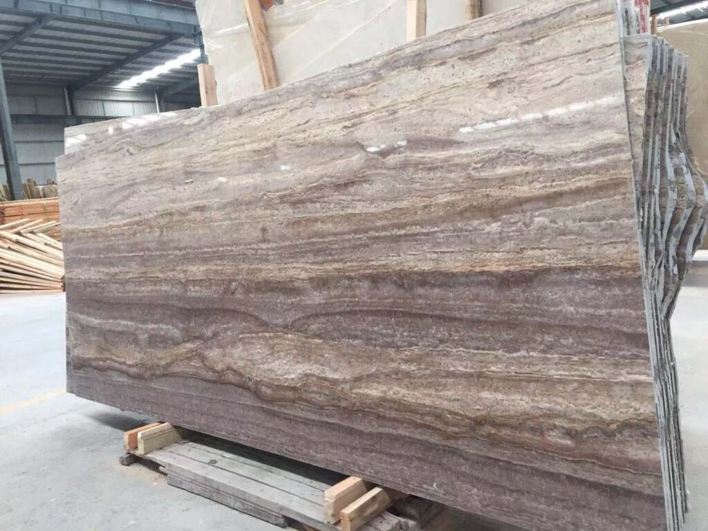 Silver Travertine Iran Travertine Slabs - Pan-Asian SFS Stone